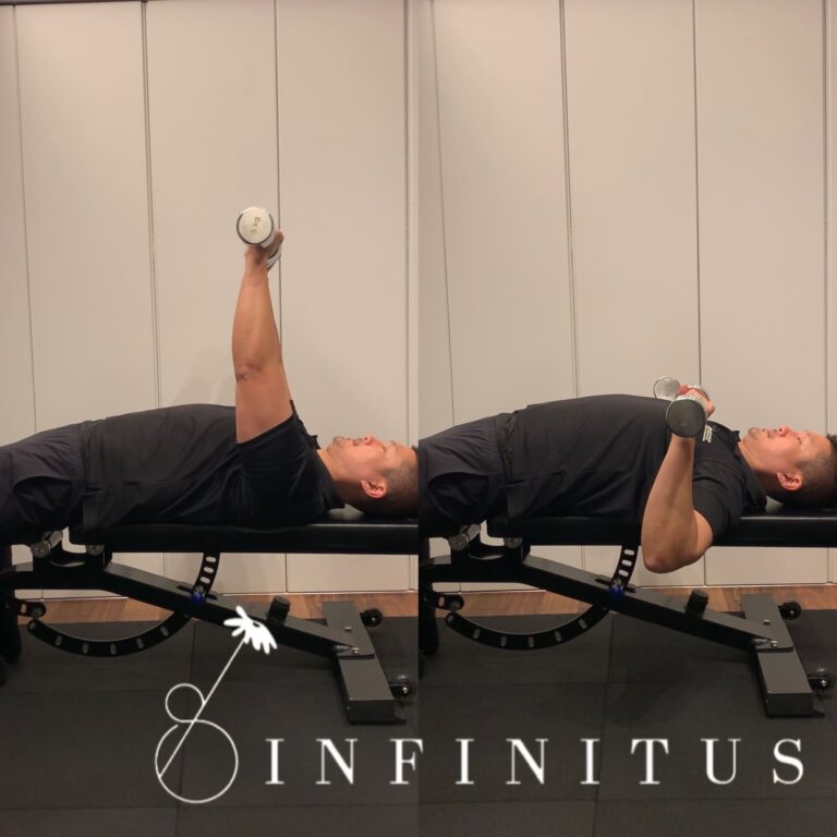 ダンベルを使った筋トレメニュー【上半身編】 - 【パーソナルジム】大阪・四ツ橋・心斎橋の健康をサポート INFINITUS