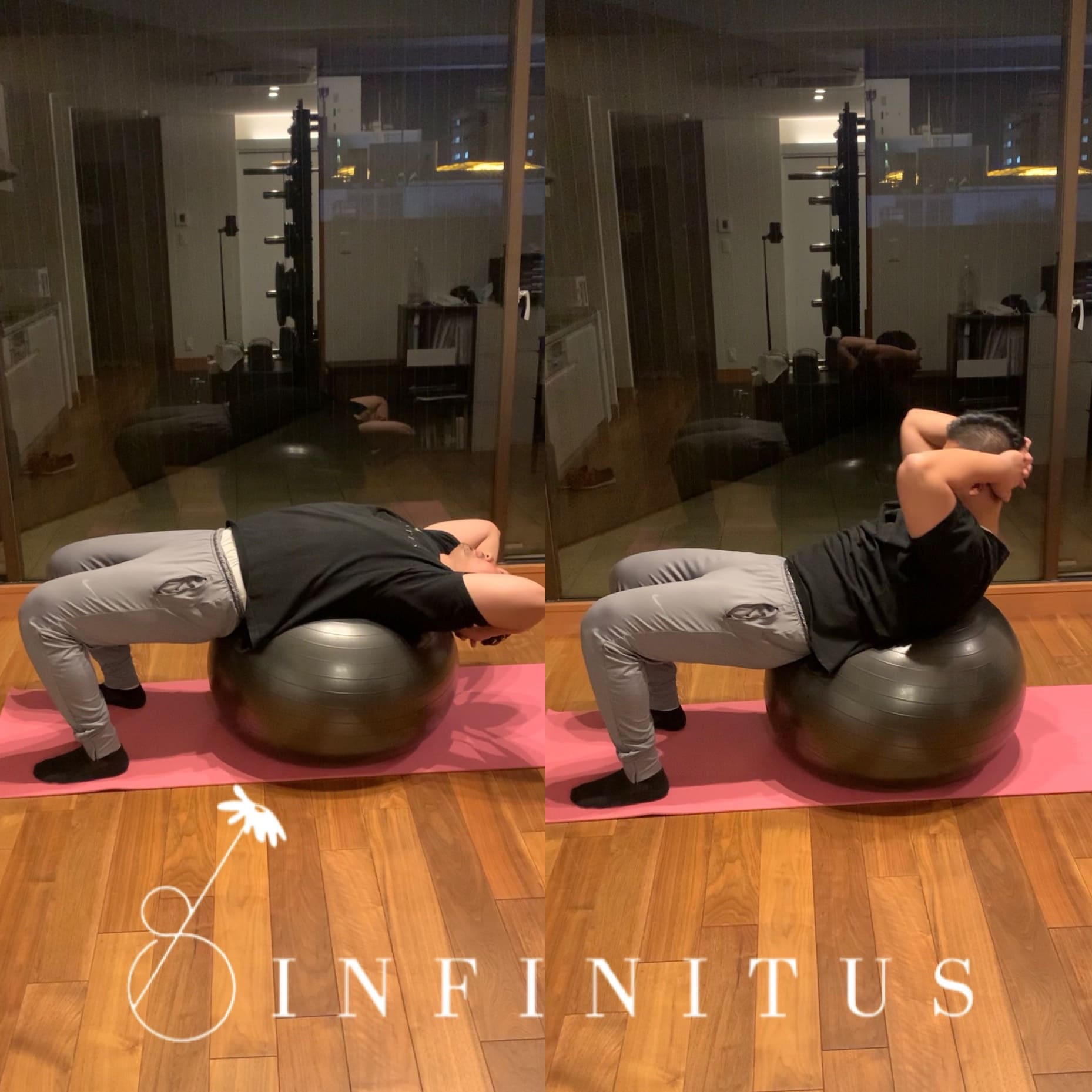 バランスボールを使った筋トレ方法! - 【パーソナルジム】大阪・四ツ橋・心斎橋の健康をサポート INFINITUS